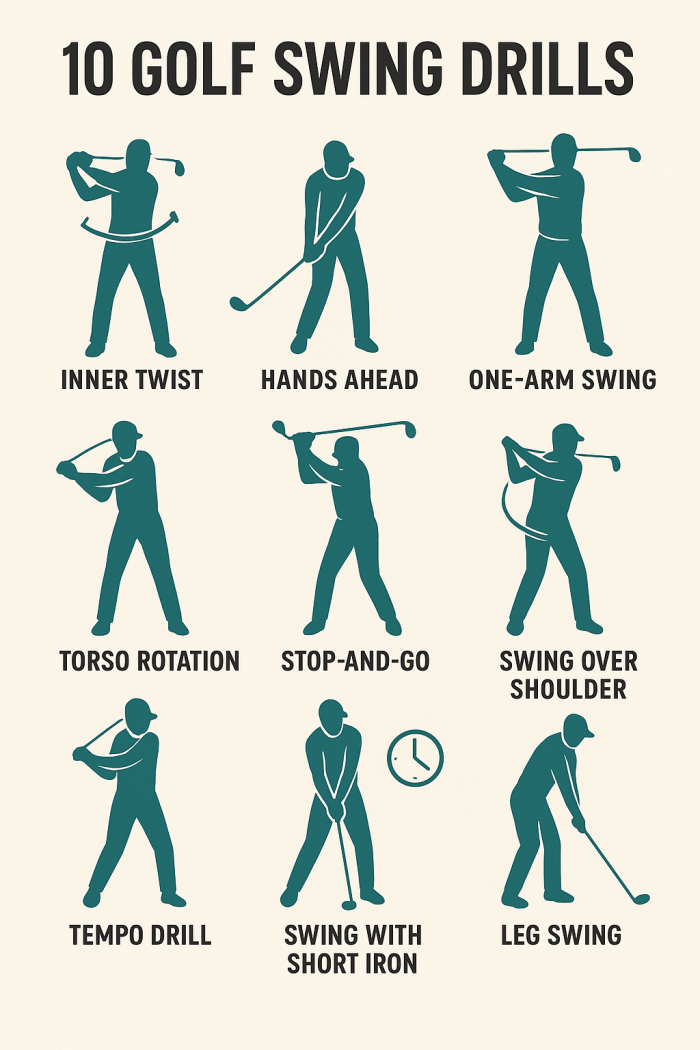 10 Golf Swing Drills